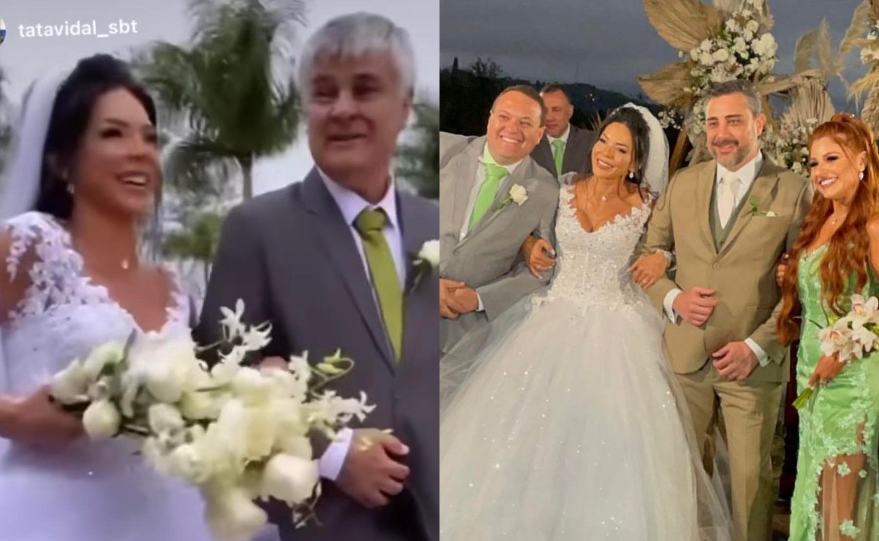 Coreógrafa do SBT, Rafinha Viscardi se casa em cerimônia chiquérrima no ...