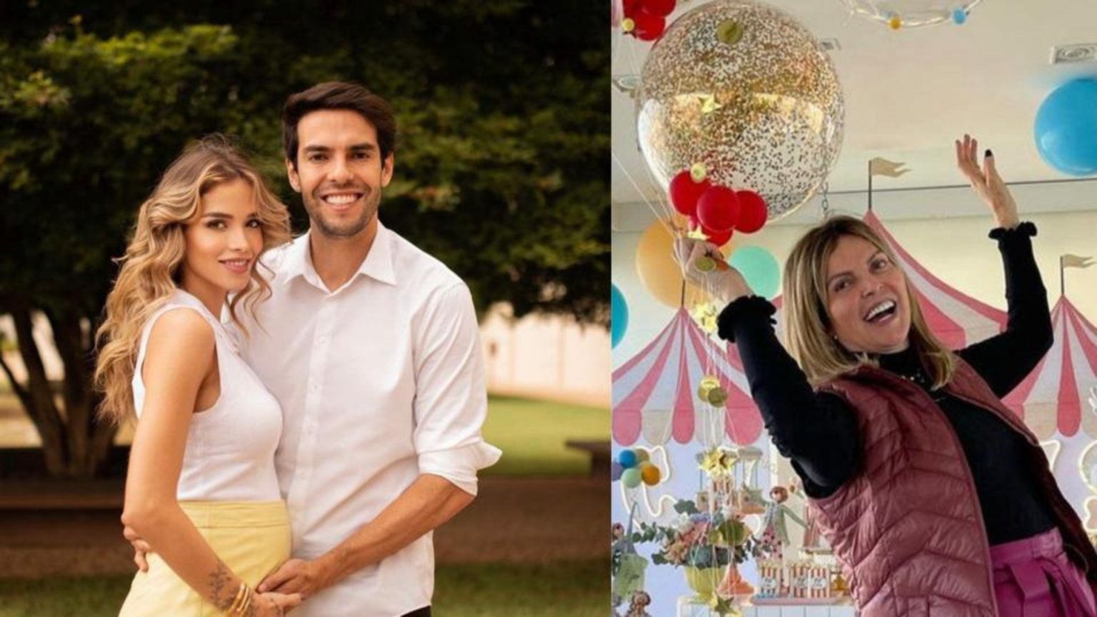 Mãe de Kaká revela sexo e nome do bebê de Carol Dias