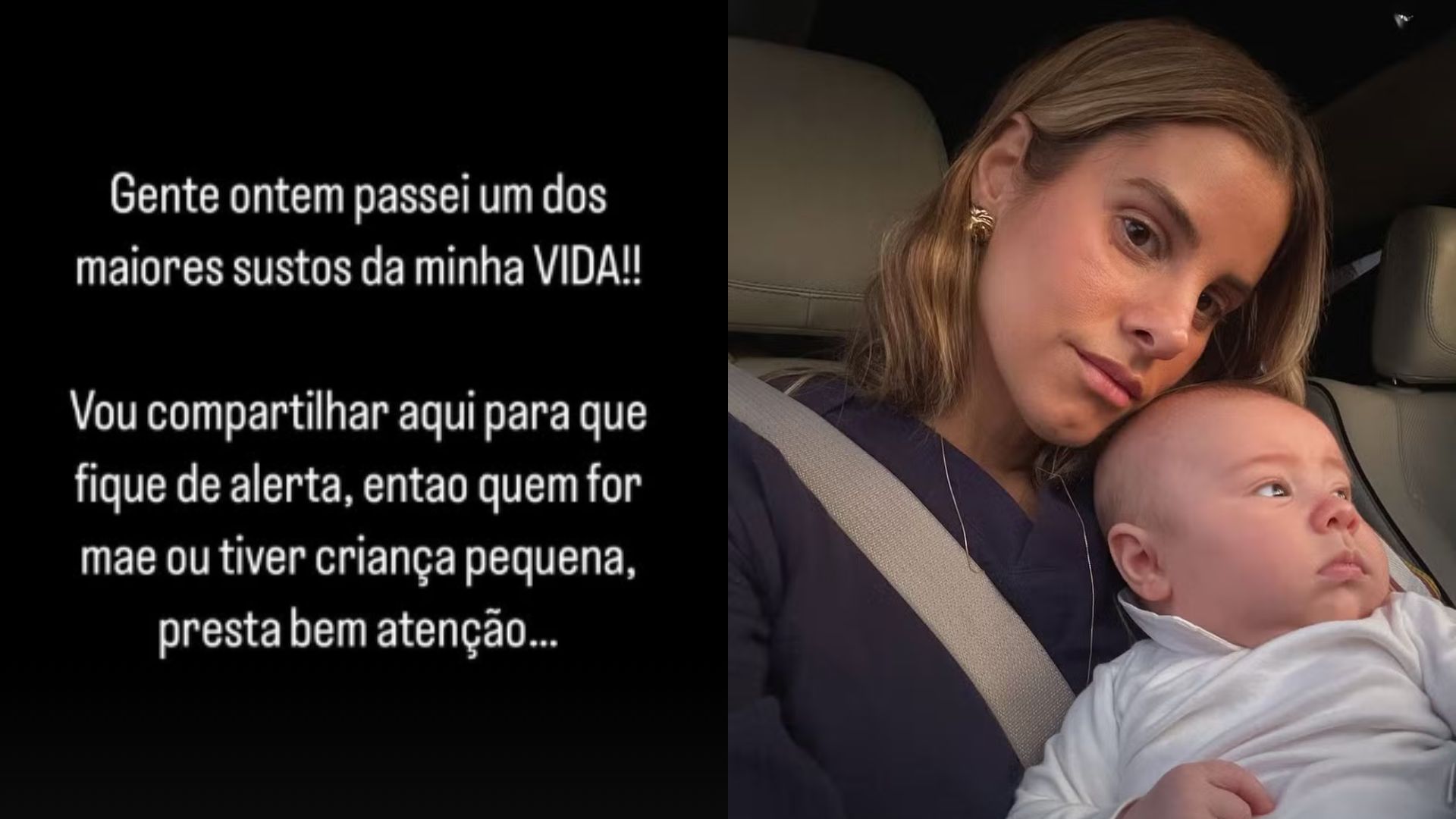 Shantal relata susto com crise do filho caçula: 'Estava mole e sem ...