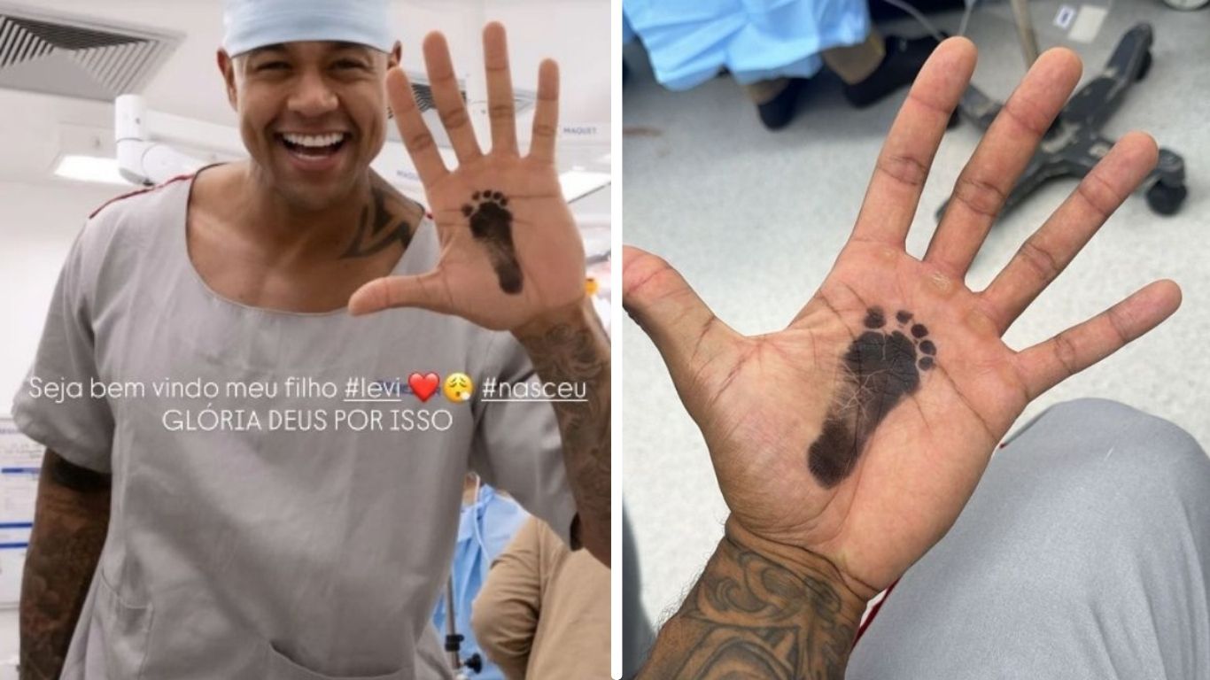 Nasce Levi, segundo filho de Léo Santana e Lore Improta, em Salvador
